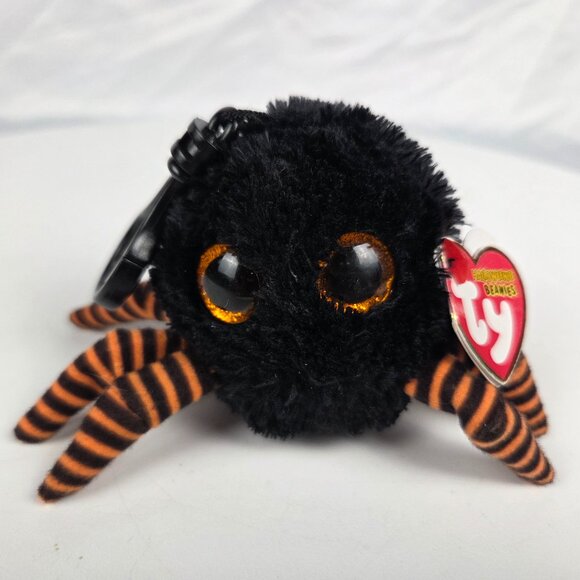 Toys | Nwt Ty Beanie Boos Boo Babies Crawler Black Orange Spider ...